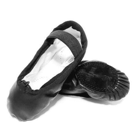 Kožnate baletne papuče 5130 - Zajec dance store