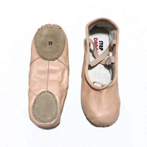 Kožnate baletne papuče BS02 - Zajec dance store