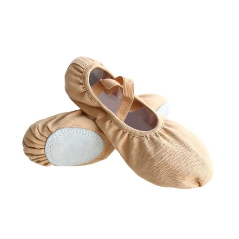 Platnene baletne papuče BS03 - Zajec dance store